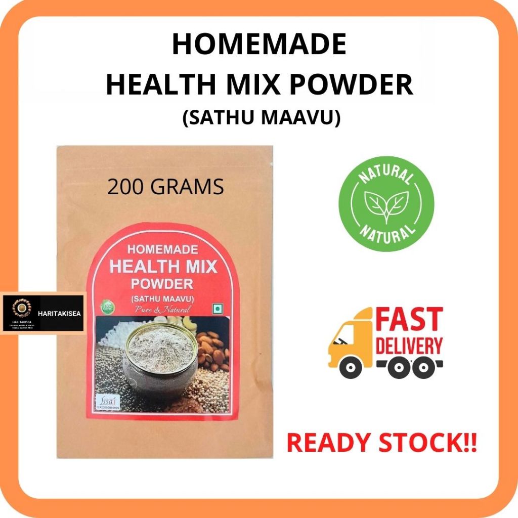 100% PURE HOMEMADE HEALTH MIX (SATHU MAAVU, MULTIGRAIN MIX, PROTEIN MIX ...