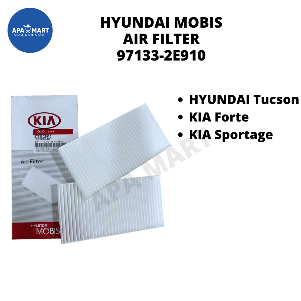 HYUNDAI Mobis OEM Aircon Filter 97133-2E910 for HYUNDAI Tucson KIA ...