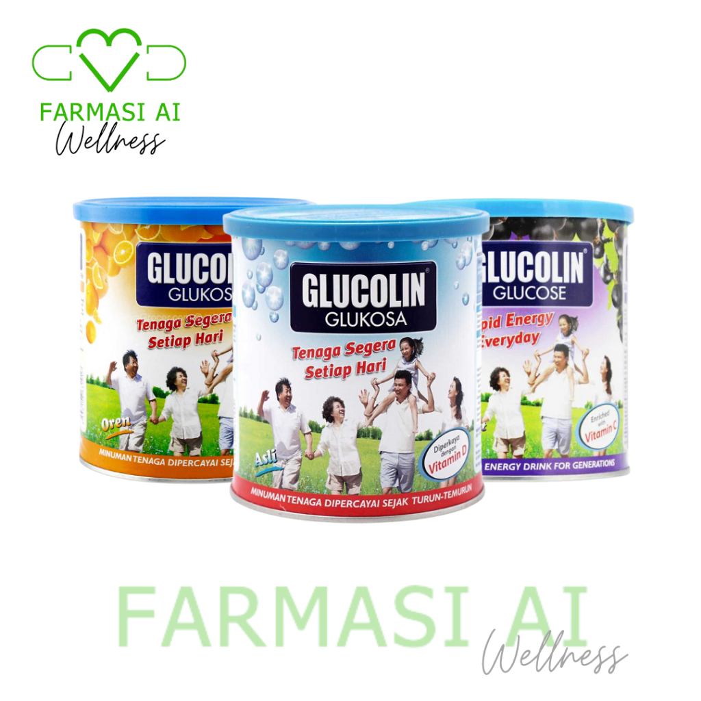Glucolin Glucose 420g (Original/Blackcurrant/Orange) (Exp at ...