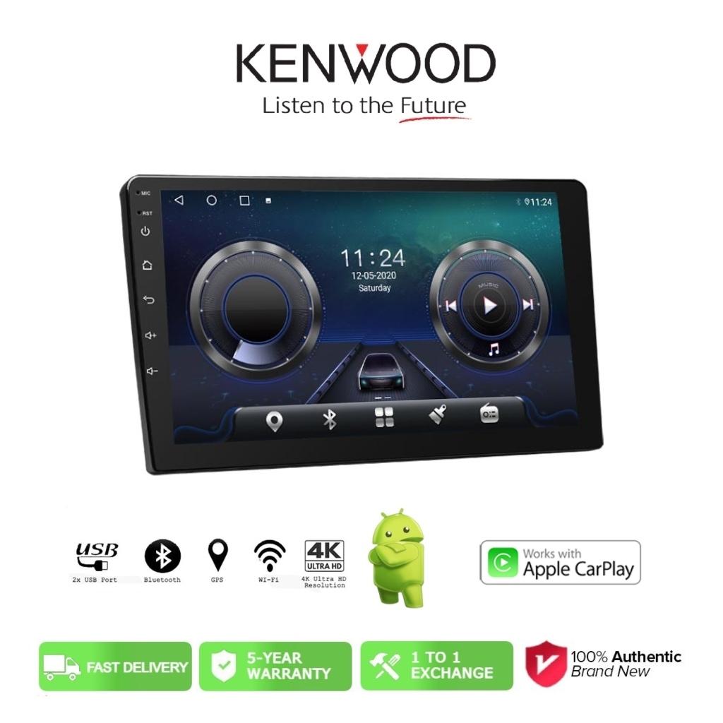 KENWOOD Android Player Style[ 𝟲𝗚𝗕 𝗥𝗔𝗠 + 𝟲𝟰𝗚𝗕 𝗥𝗢𝗠 ] 9"10'' inch Quad ...
