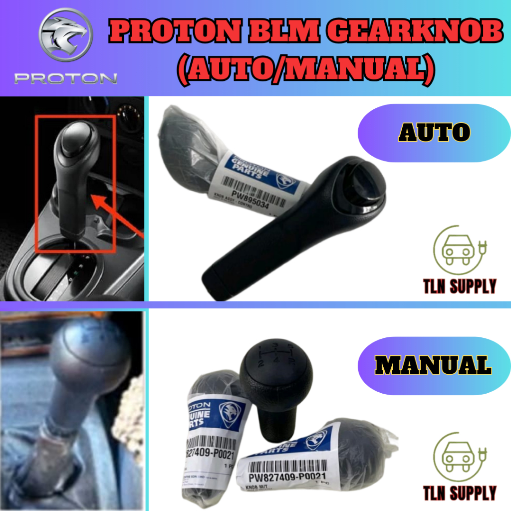 Original Proton Auto Gear Shift Knob / Saga BLM / FLX /FL Auto Gear ...