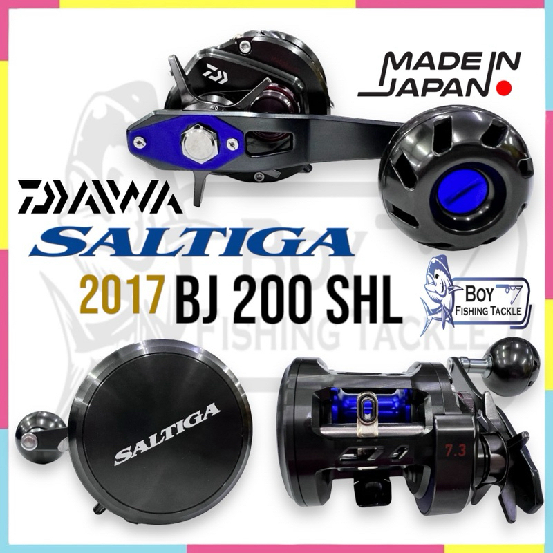 DAIWA SALTIGA BJ 200SHL BAITCASTING JIGGING FISHING REEL | Shopee Malaysia