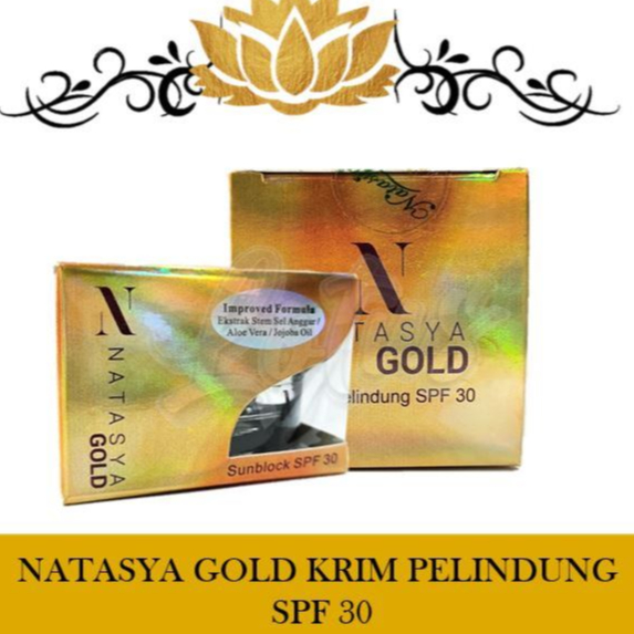 NATASYA GOLD KRIM PELINDUNG SPF 30- 15ML | Shopee Malaysia