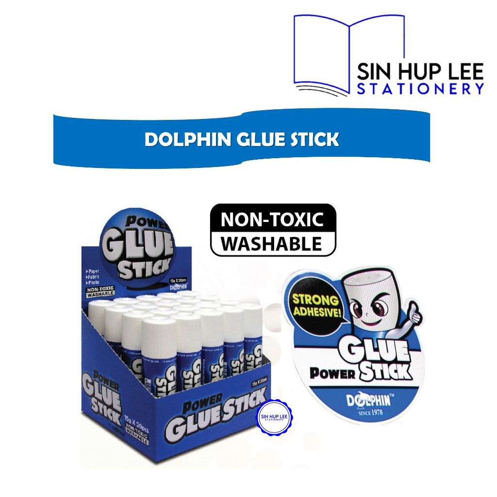 Dolphin NON-TOXIC Power Glue Stick / Gam 8G/15G/25G/35G | Shopee Malaysia