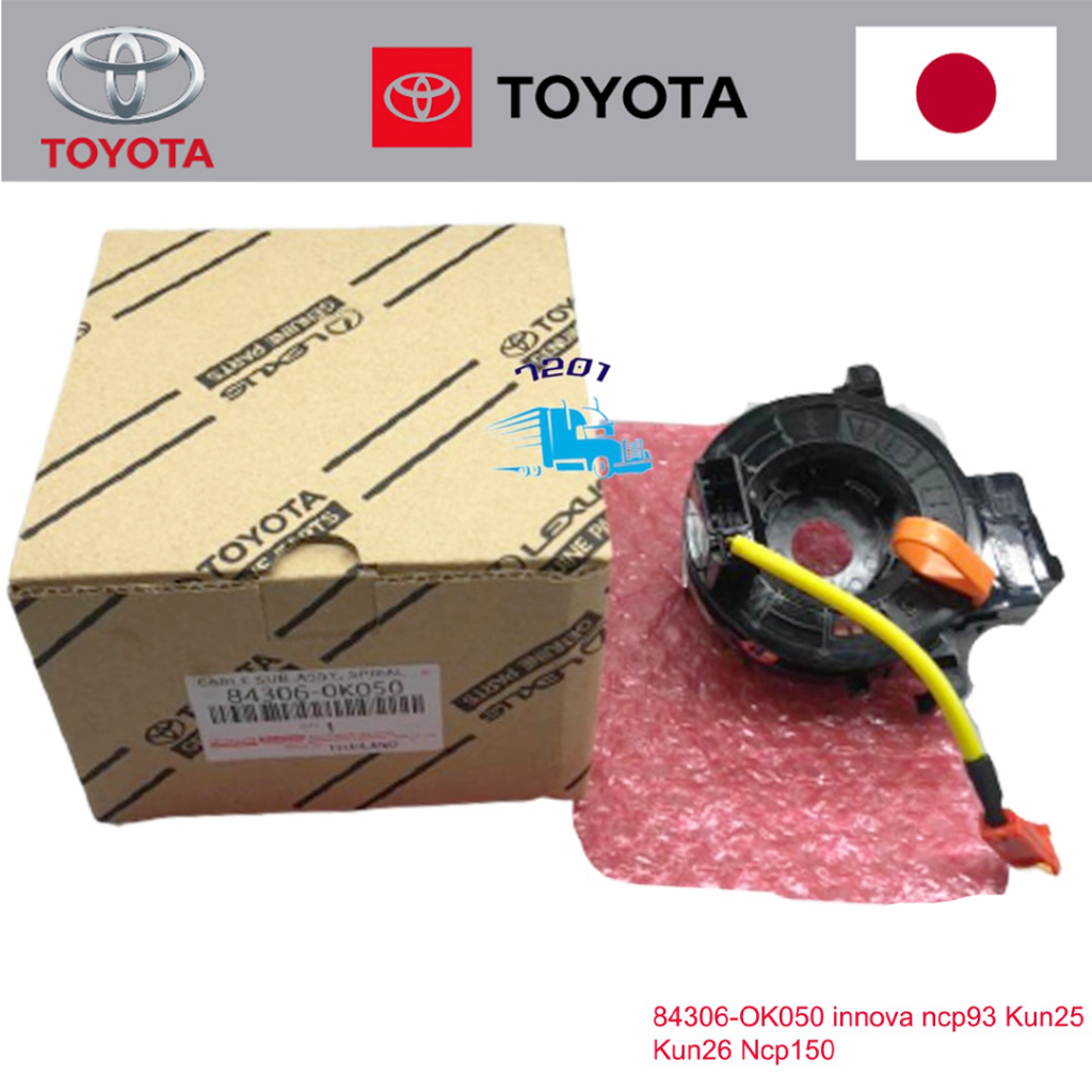 100%ORIGINAL TOYOTA CLOCK SPRING AIR BAG TOYOTA HILUX FORTUNER INNOVA ...