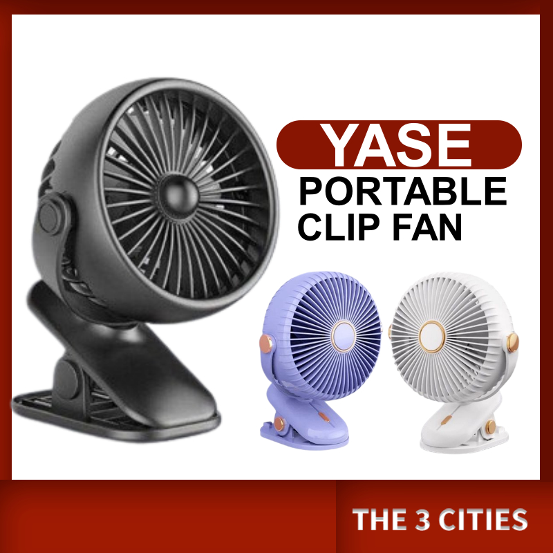 Yase YS2218 YS-2234 Portable Hand Mini Clip Cooling Fan Office Table ...