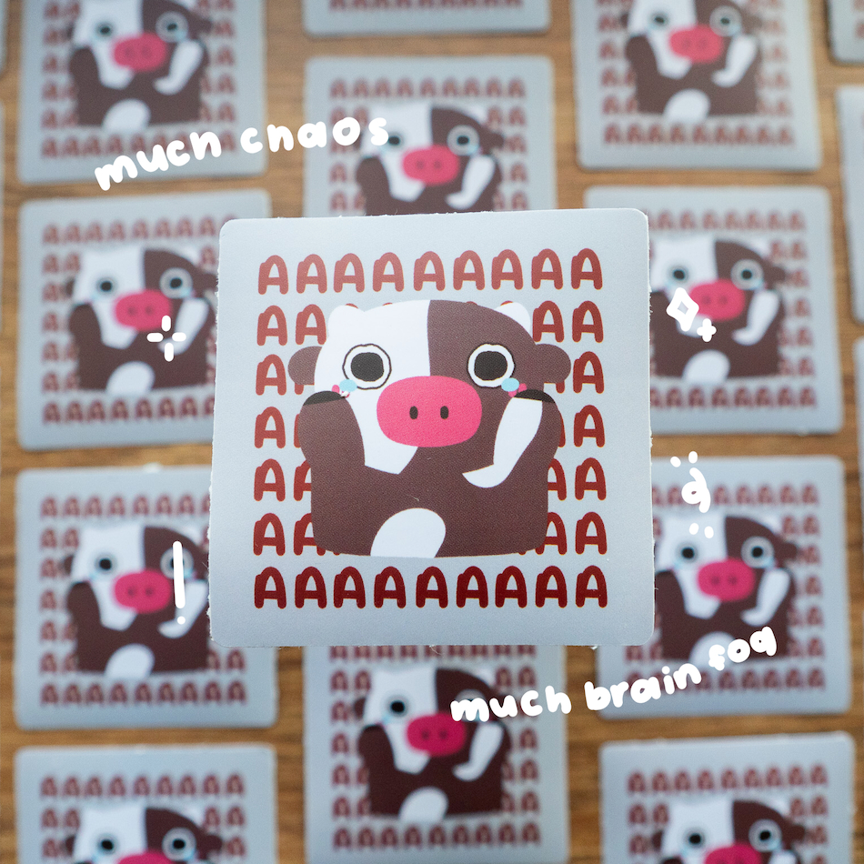 designs by virgo 🌸 | AAAAA Sticker Flake 😫 | Shopee Malaysia