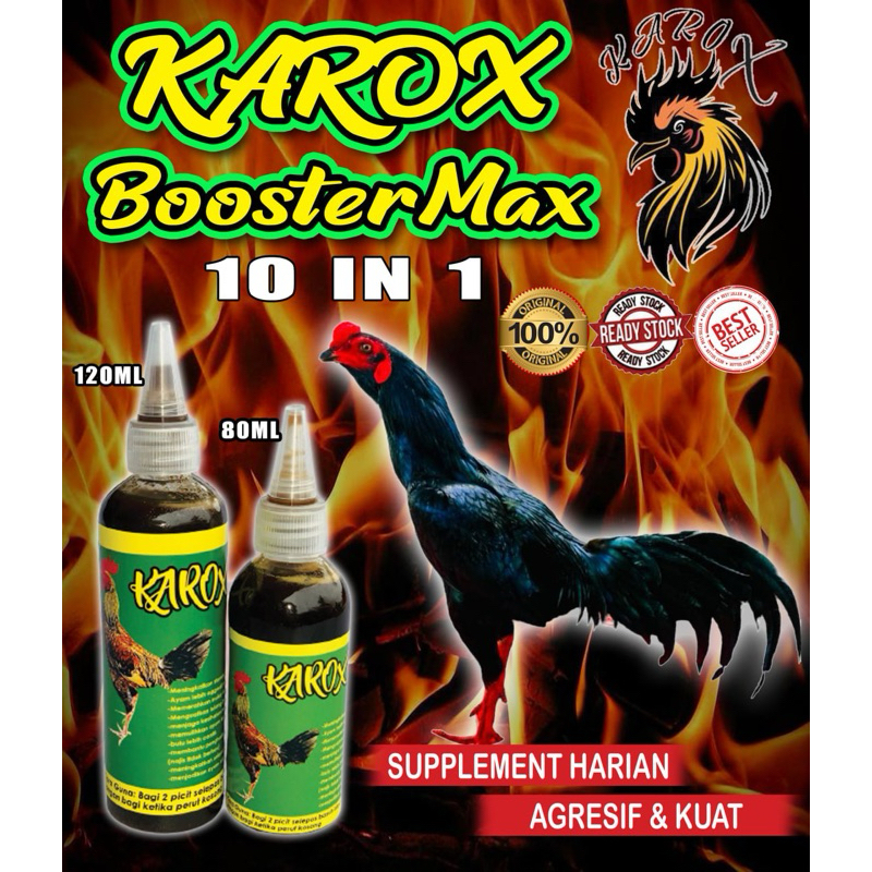 KAROX BOOSTER MAX (supplement Ayam laga/ayam Hutan) | Shopee Malaysia