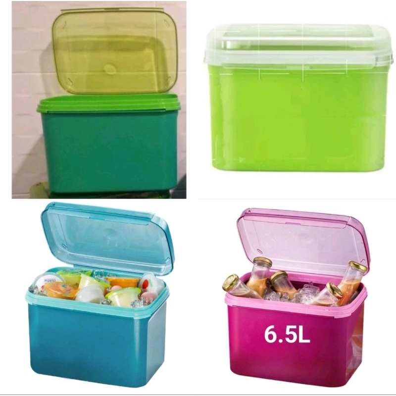 💖💖 Tupperware Ezy Rectangular Keeper (1pc) 6.5L | Shopee Malaysia