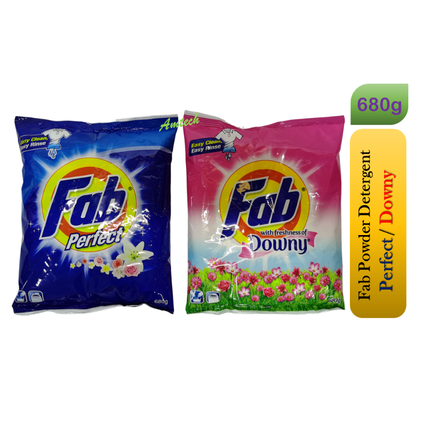 Fab Powder Detergent 680g Freshness of Downy / Perfect | Shopee Malaysia