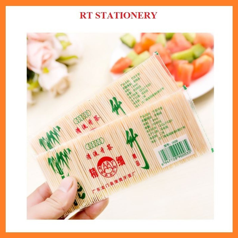 [Clearance] Bamboo Toothpick Disposable Natural Toothpicks Fruit Single ...