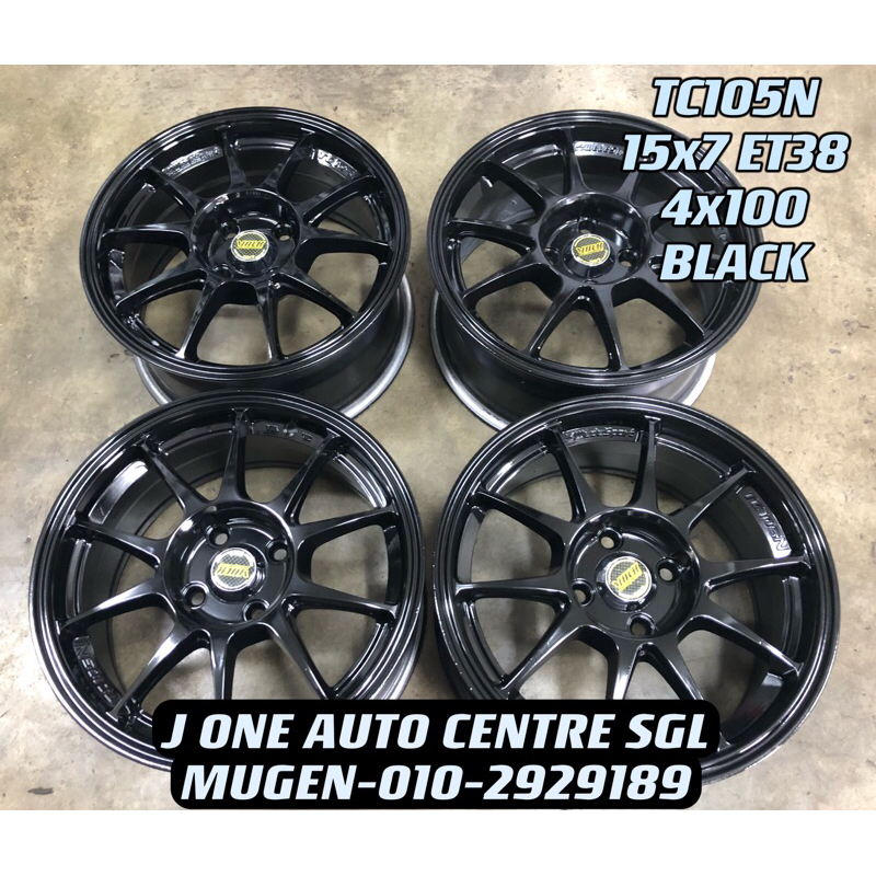 USED RIM TC105N 15 inch MYVI BEZZA AXIA CITY JAZZ VIOS YARIS WIRA | Shopee Malaysia