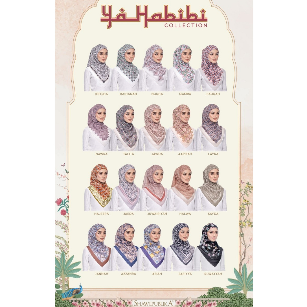 SHAWLPUBLIKA YA HABIBI COTTON | Shopee Malaysia