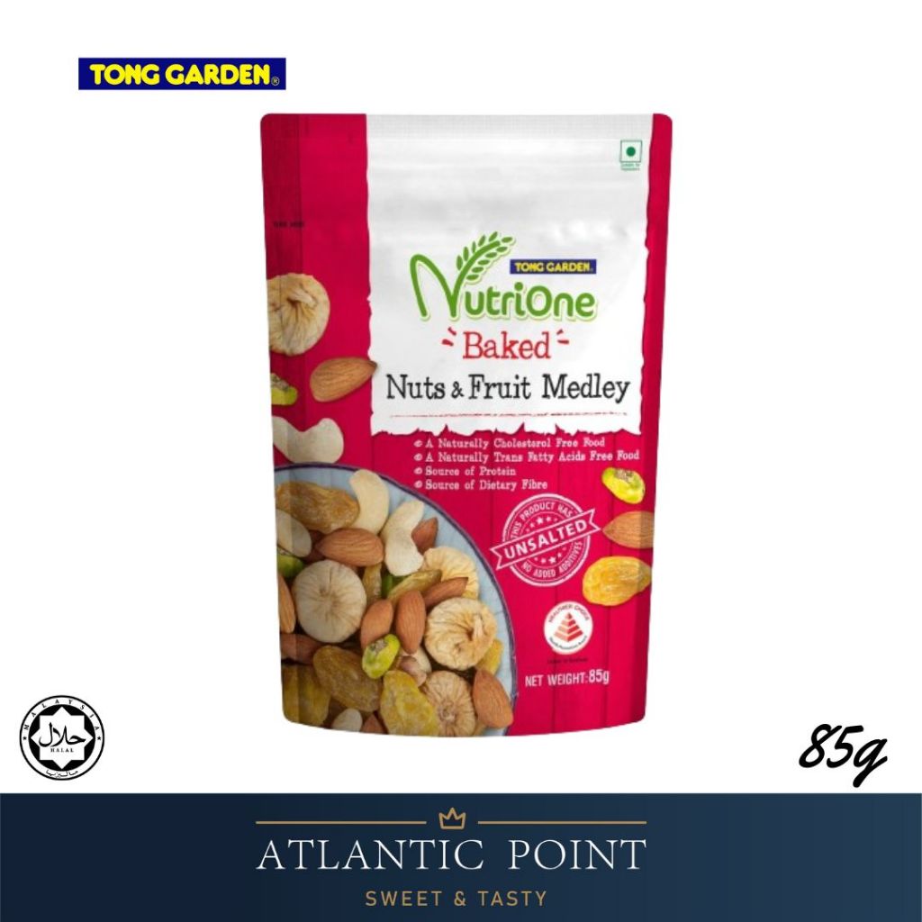 Tong Garden Nutrione Baked Nuts & Fruits Medley 85g - Healthy Snack Nut ...