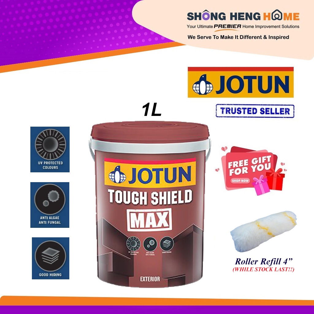 1L JOTUN Essence Tough Shield Max [CAT LUAR/OUTDOOR/外墙涂料] - Color ...