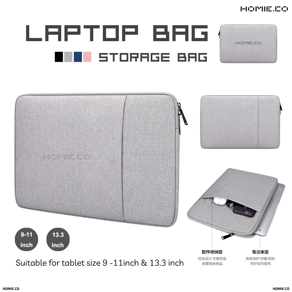 [ 9 -17 inch ] Laptop Sleeve Soft Case Waterproof For Notebook Beg ...