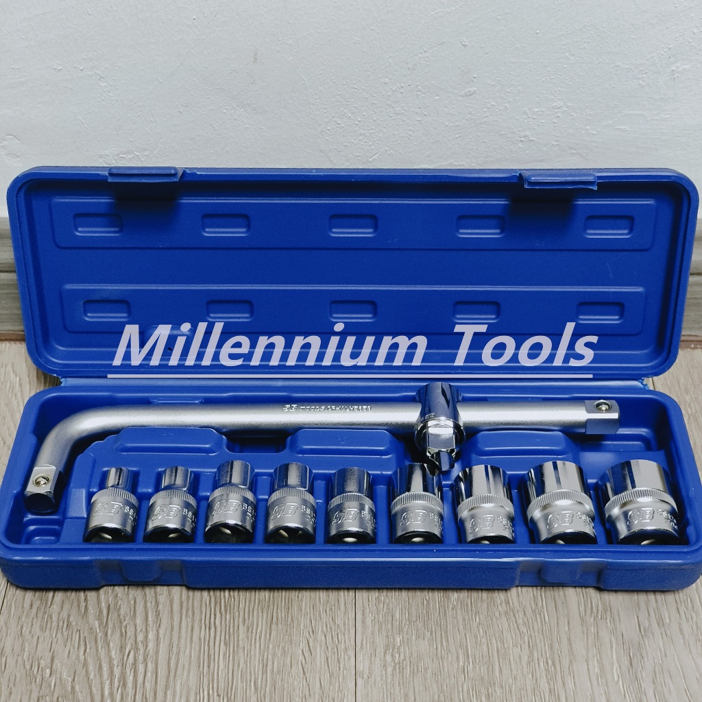 SB TOOLS 11Pcs Box Socket Set (8-24mm) | Shopee Malaysia