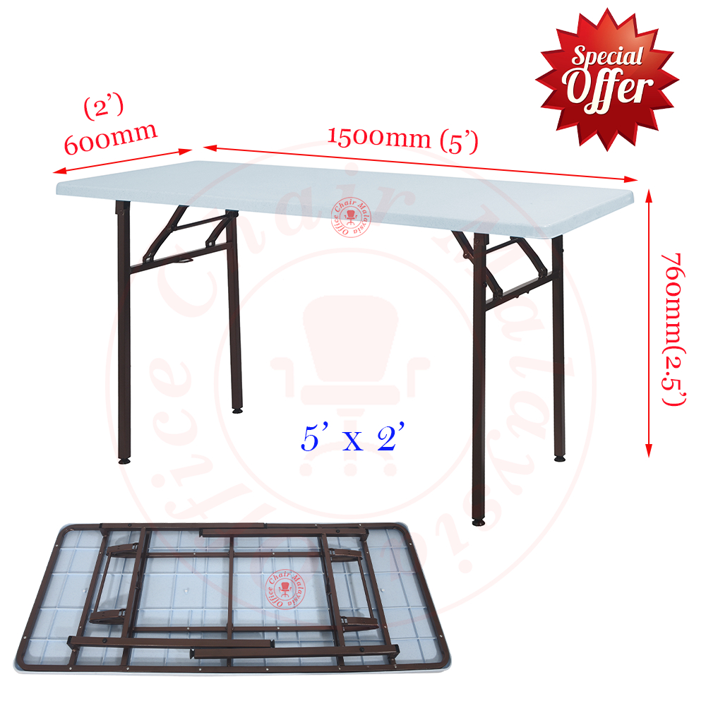 Banquet Table / Folding Table / Foldable Table / Tuition Class Table ...