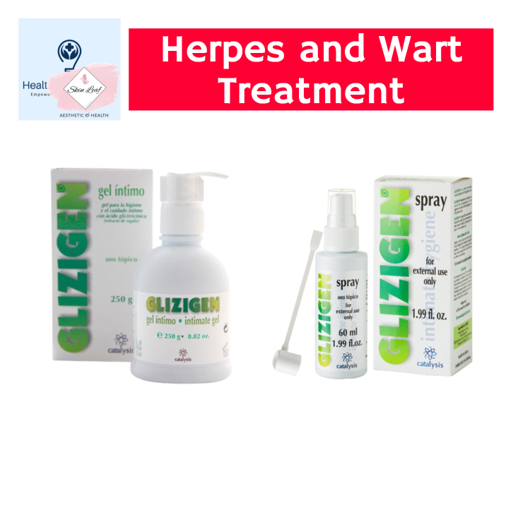 【READY STOCK】 Glizigen Intimate Gel 250ml | Spray 60ml | HPV HSV Wart ...