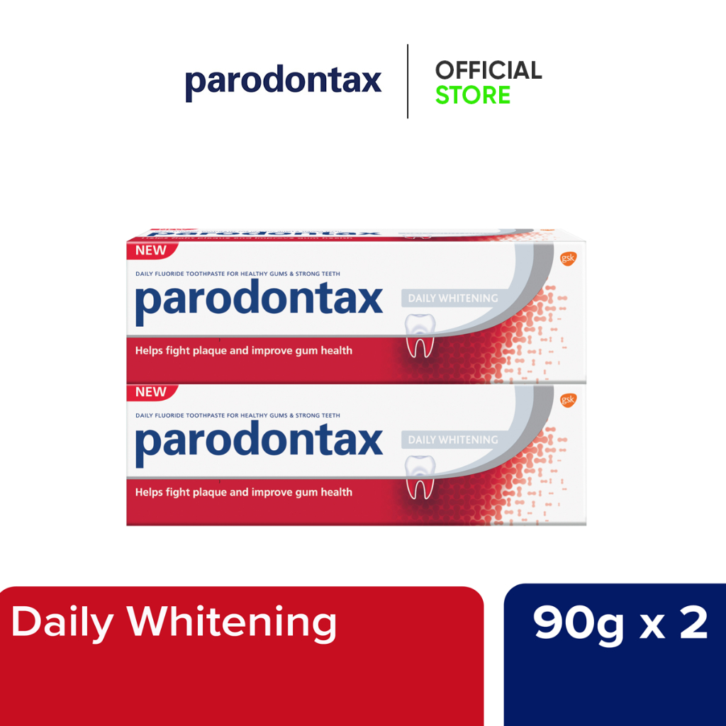 Parodontax Daily Whitening Toothpaste (2 x 90g) | Shopee Malaysia