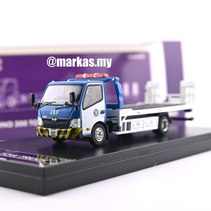 UNIQUE MODEL 1/64 HINO 300 DUTRO TRUCK JAF JAPAN AUTOMOBILE FEDERATION ...