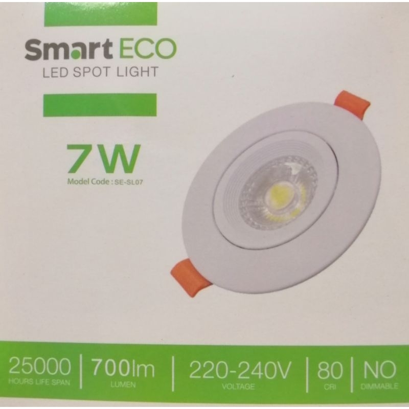 7W LED SPOT LIGHT EYE BOWL 6500k | Shopee Malaysia