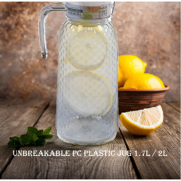 Unbreakable Water Jug Transparent Jug PC Material Hot & Cold Water ...