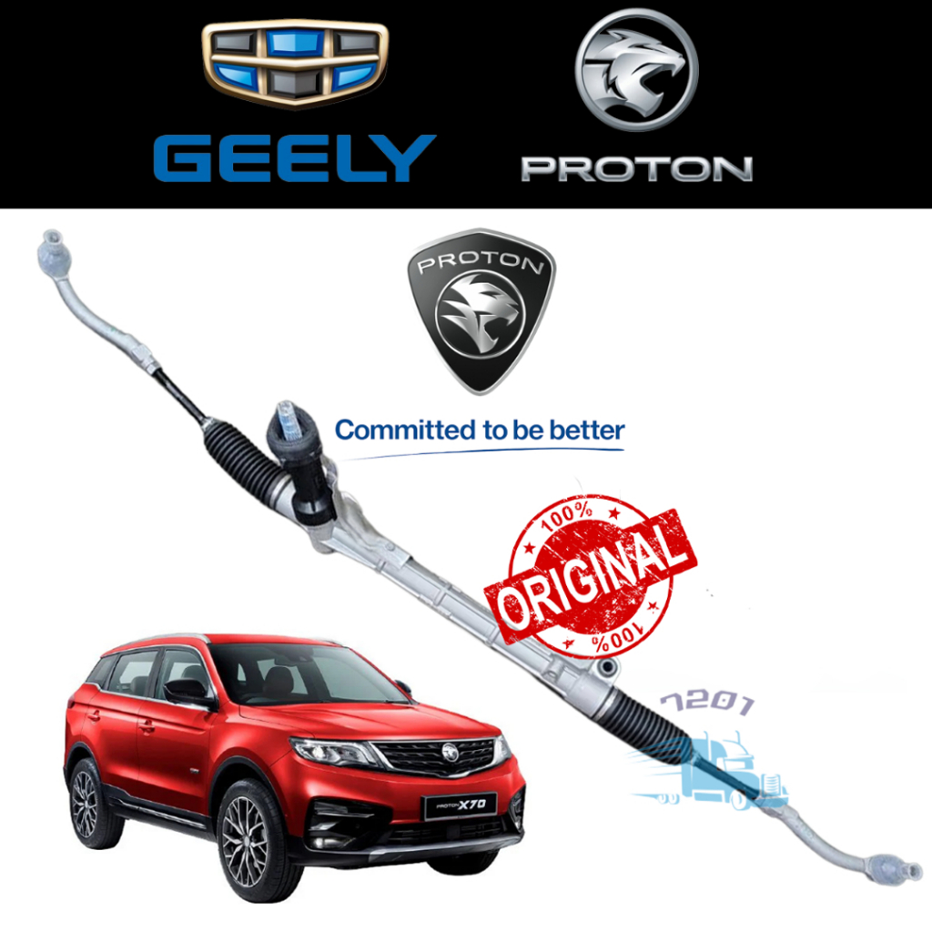 100% ORIGINAL PROTON X70 POWER STEERING RACK WITH TIE ROD END (NEW ...