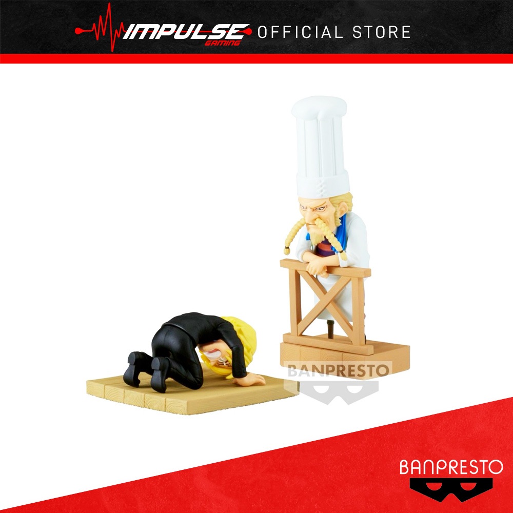 Banpresto One Piece World Collectable Figure Log Stories Sanji And Zeff ...