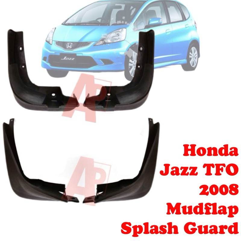Honda Jazz TFO 2008 Front Rear Mudflap Mud flap Splash Guard New ...