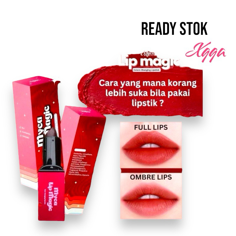 MYCA LIP MAGIC suit for lips & cheek makeup lip tint | Shopee Malaysia