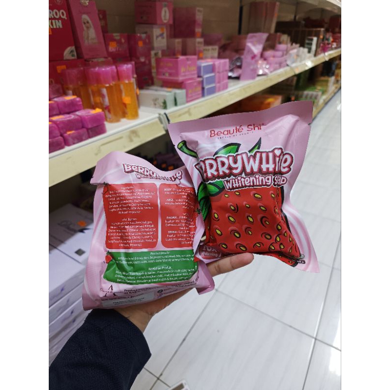 BEAUTE SHI BERRY WHITE WHITENING SOAP | Shopee Malaysia
