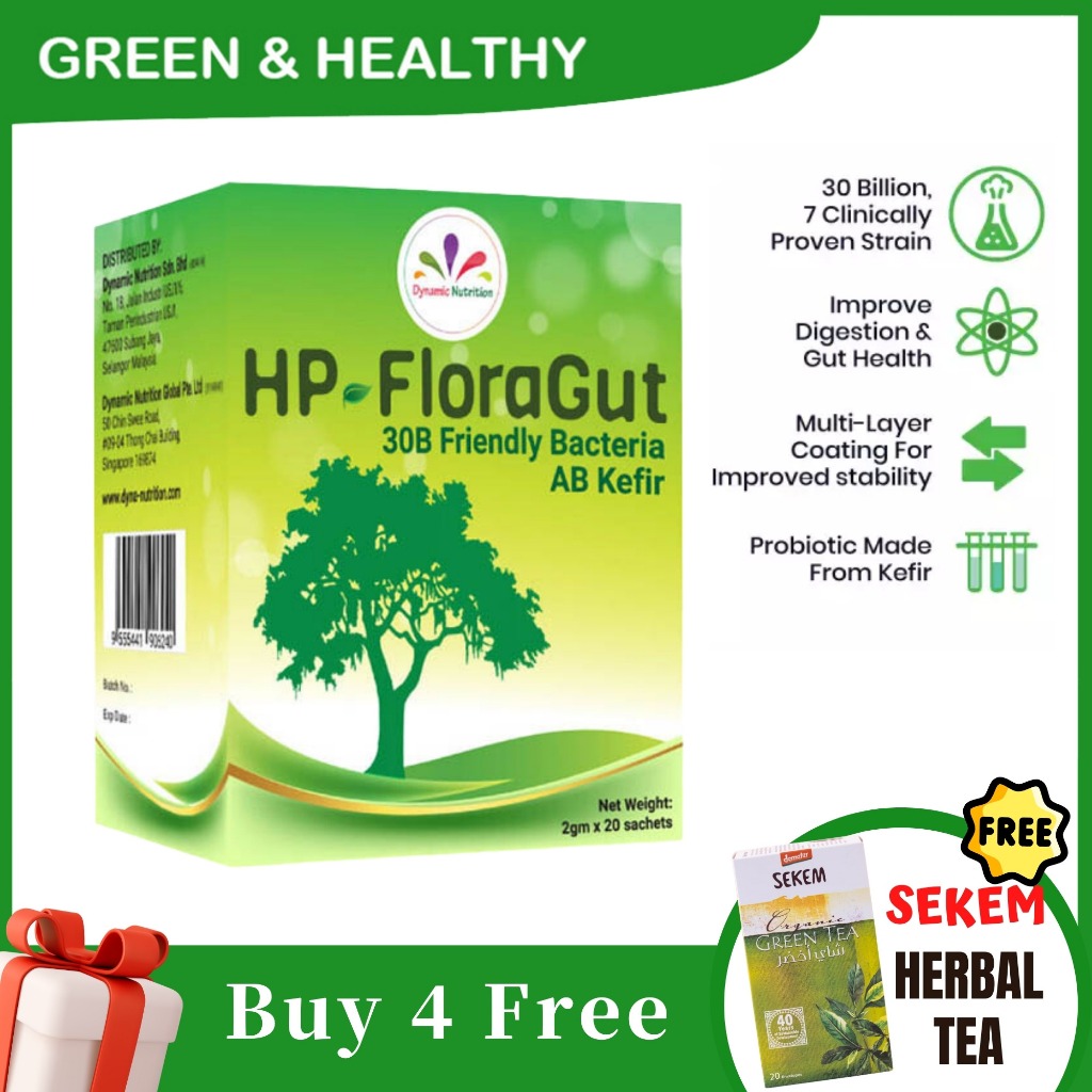 Dynamic Nutrition HP Floragut - Probiotic (2 grams X 20 sachets ...