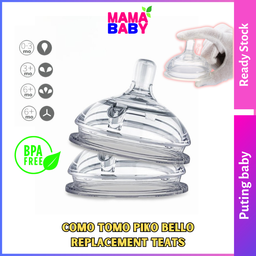 𝑴𝒂𝒎𝒂𝒃𝒂𝒃y Puting Susu for Comotomo piko bello baby feeding bottle botol ...