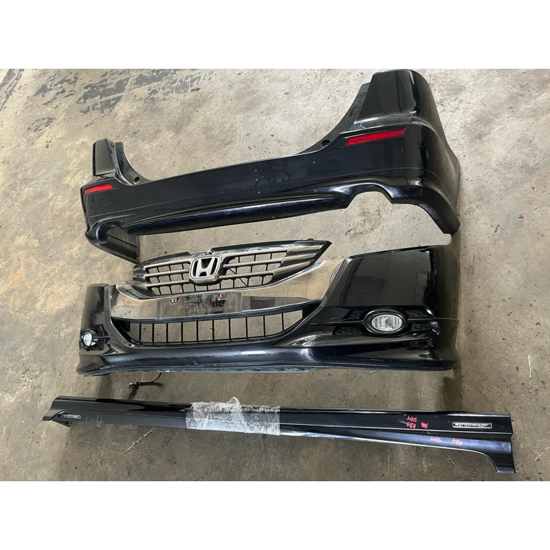 Honda Odyssey Absolute Front With Rear Bumper Side Skirt Set For RB3 ...