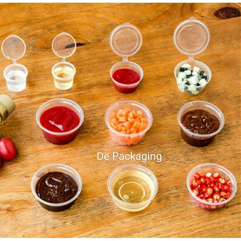 1oz , 2oz & 4oz Sauce Container / Small PP Container | Shopee Malaysia