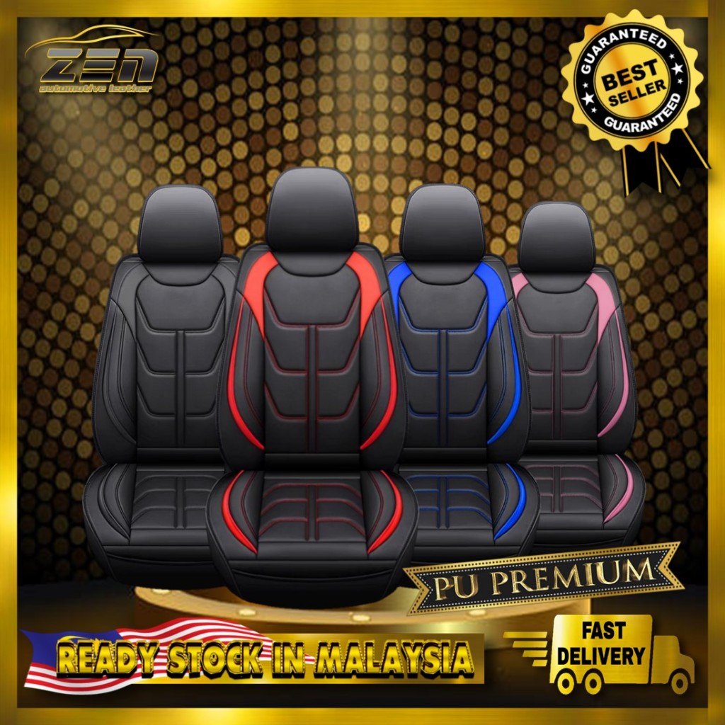 ZEN Gaming SERIES (GM) Universal Car Leather Seat Cover - 5-Seater ...