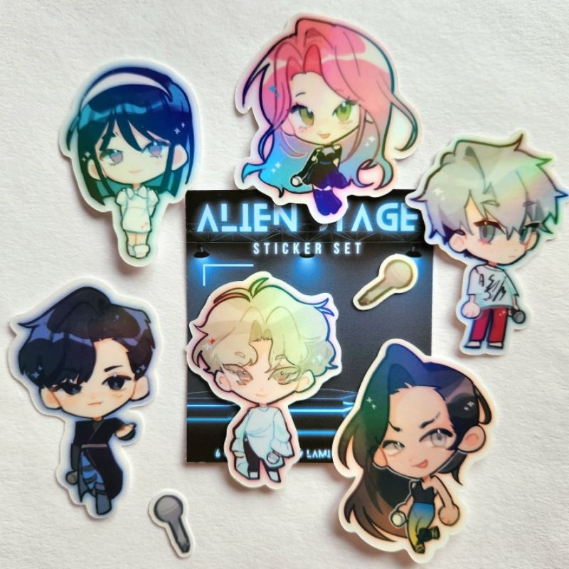 ALIEN STAGE 6cm sticker set! | Shopee Malaysia