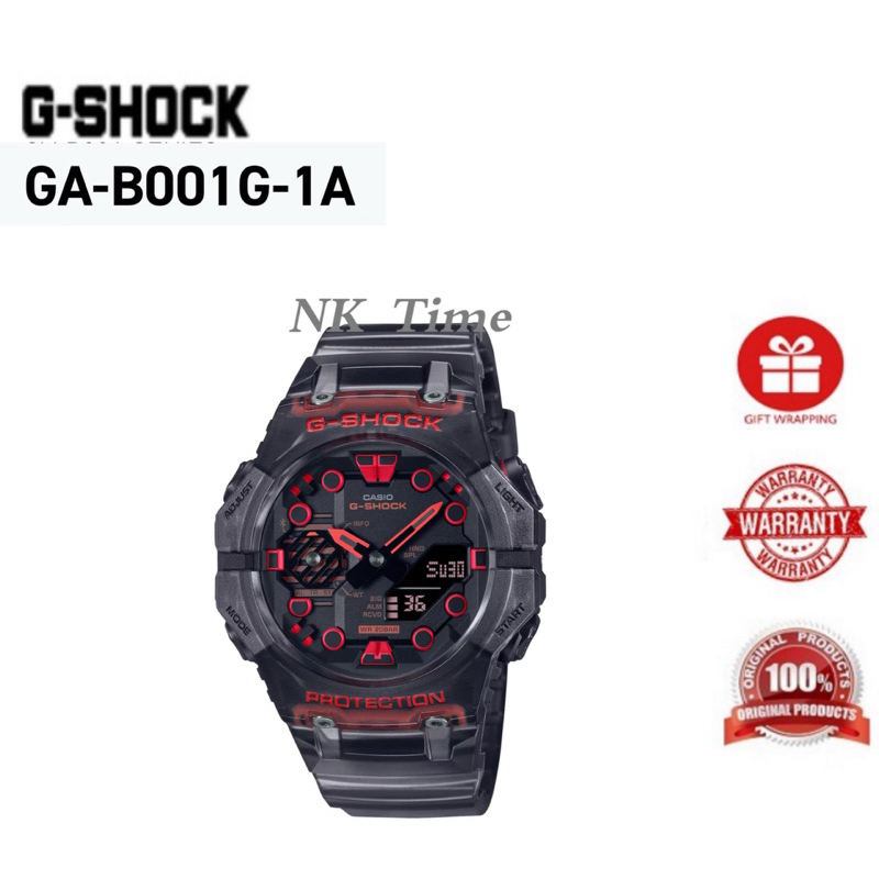 G SHOCK GA-B001 Carbon Core Guard with Bluetooth and Integrated Bezel GA-B001G-1AD/GA-B001G-1A ...