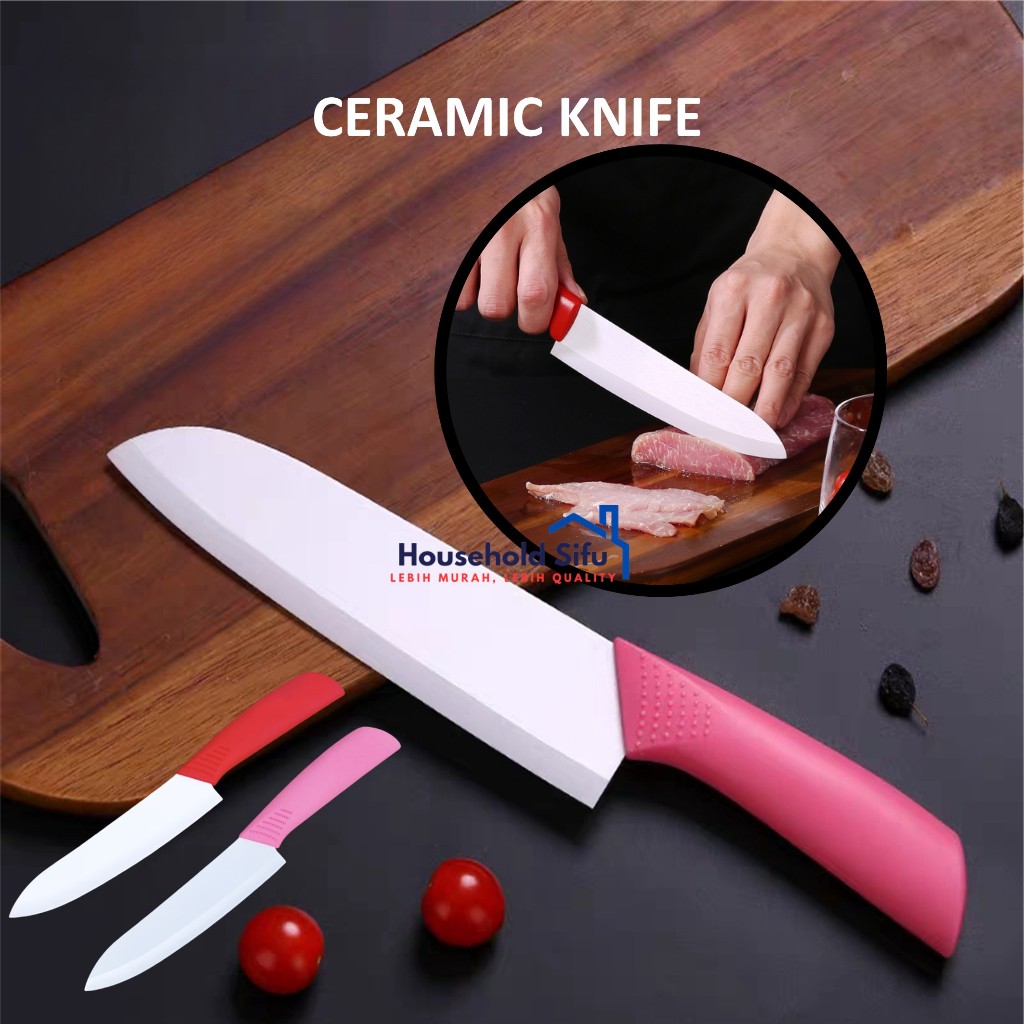 Ceramic Kitchen Knife Ceramic Knife Kitchen Knife Chef Knife Pisau ...