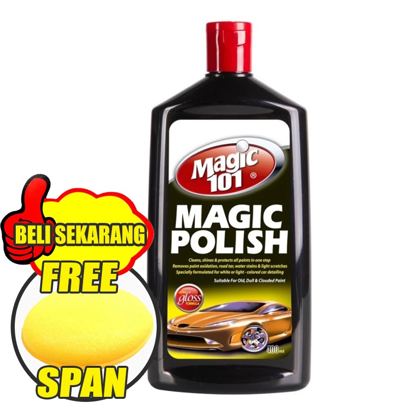 Magic 101 Magic Polish 150ml / 400ml Free Sponge [while stock lasts ...