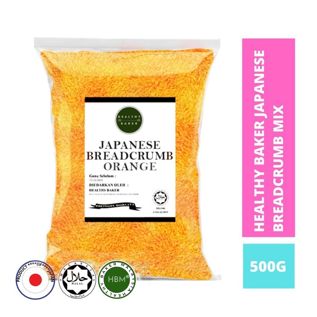 Japanese Breadcrumb Mix Yellow Orange / Jepun Serbuk Roti Kuning Oren ...