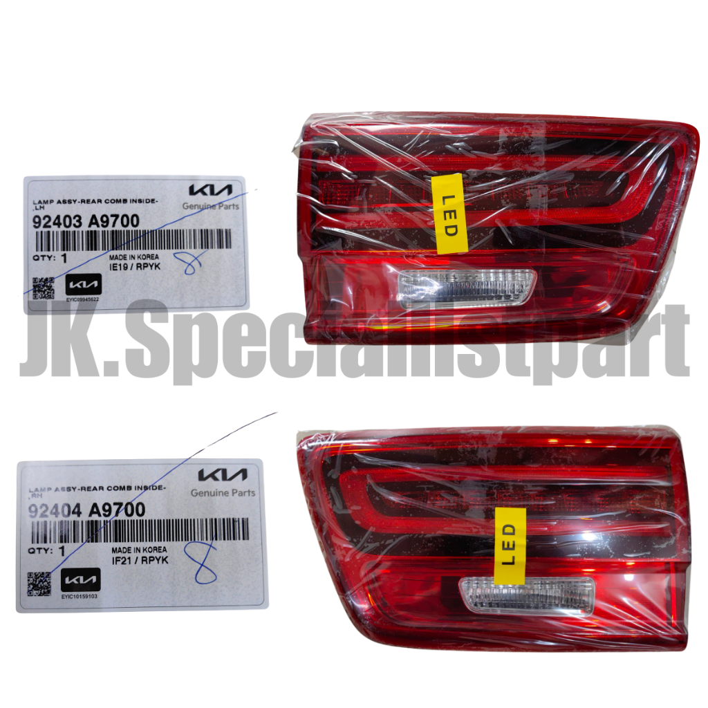 TAIL LAMP LEFT AND RIGHT (INNER / BONNET) GENUINE PART (L-92403-A9700 ...