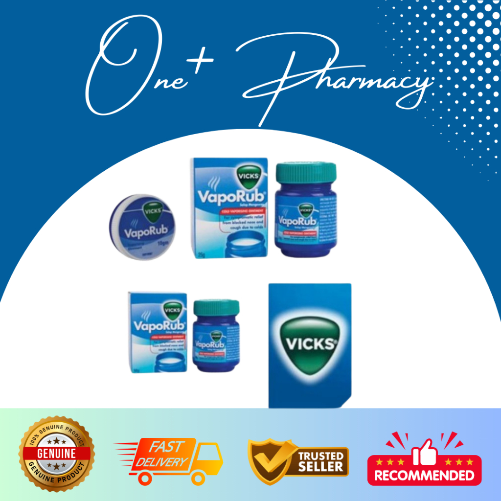 VICKS VAPORUB cold vaporising ointment 10g/25g/50g | Shopee Malaysia