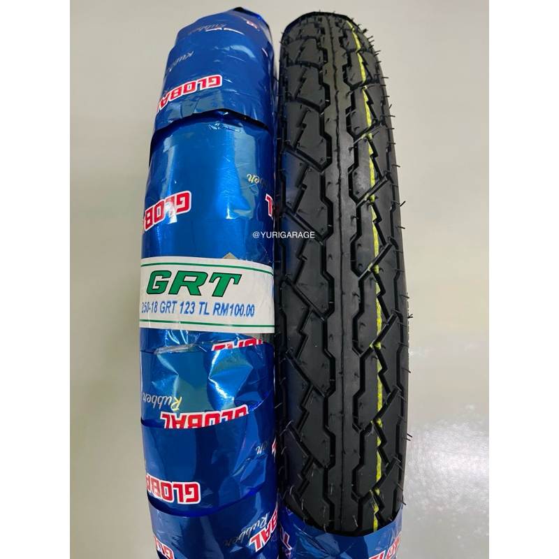 GRT TAYAR/TYRE-F20 GRT123 Bunga Sotong 250-18/250x18 YAMAHA RXZ ...