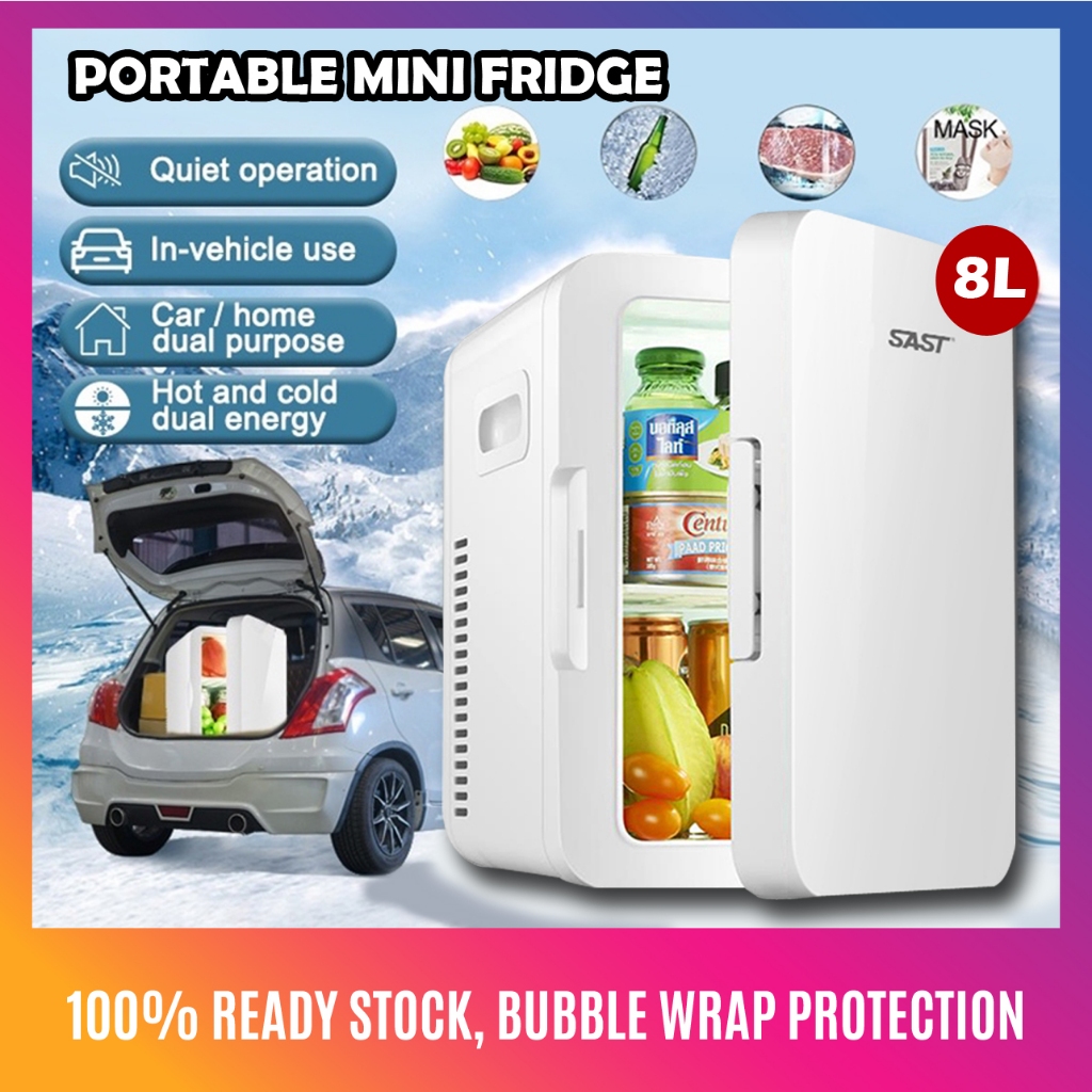 SAST - (1 Years Warranty) 8L Portable Dual Use Mini Fridge, Kereta ...