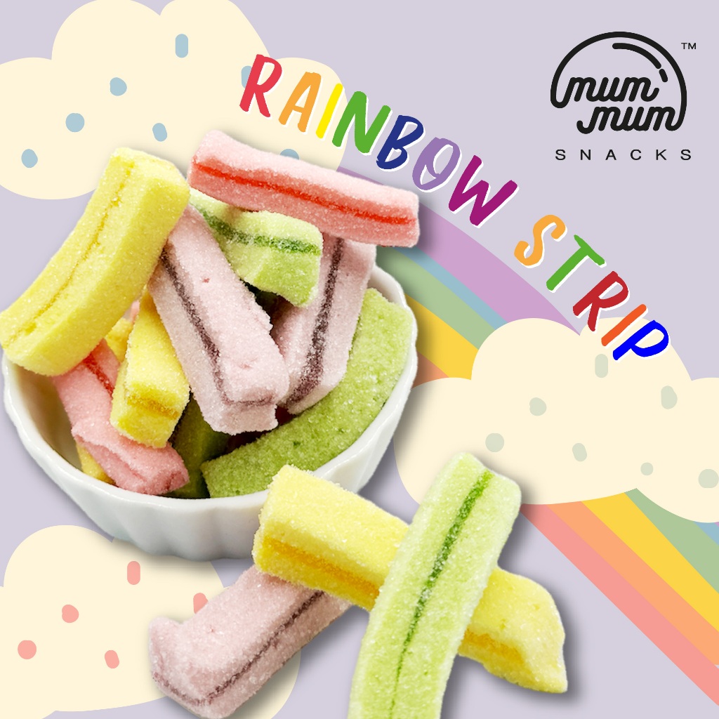 PREMIUM Gummy - RAINBOW Strip / Jelly / Gummy Gula | Shopee Malaysia