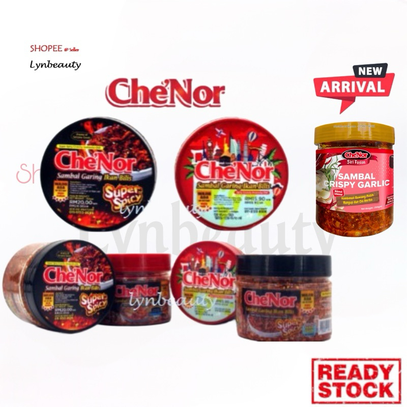 CHE NOR SAMBAL GARING IKAN BILIS NO 1 DI MALAYSIA | Shopee Malaysia