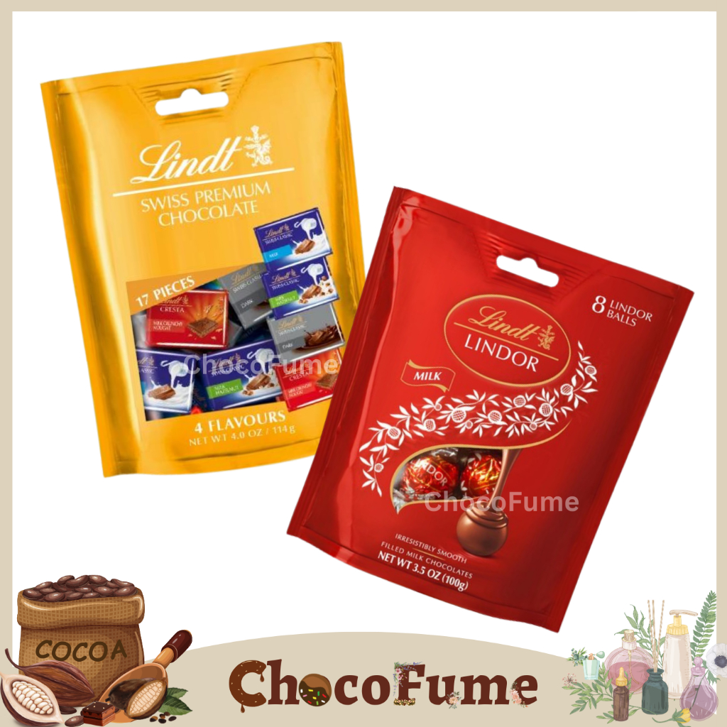 Lindt Lindor Milk Bag 100g/ Assorted Swiss Premium Bag 114g | Shopee ...