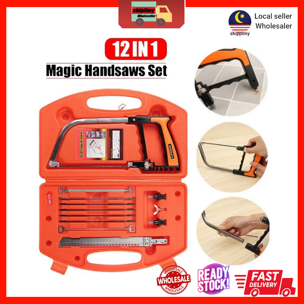 12 in 1 Universal Saw Tools Woodworking Multi Hand Saws Kit Magic Multi ...